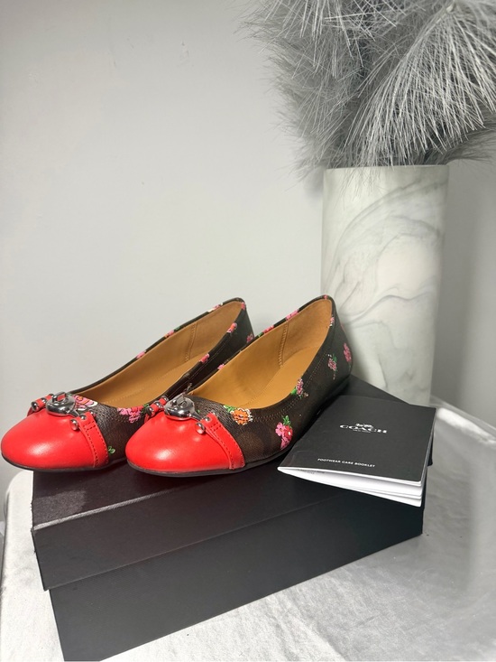 Coach | Shoes | Coach Leila Signature Posey Flower Ballet Flats | Poshmark